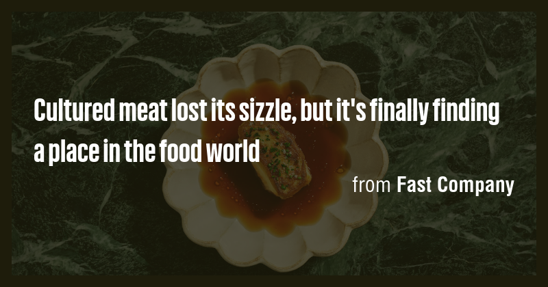 Cultured meat lost its sizzle, but it's finally finding a place in the ...