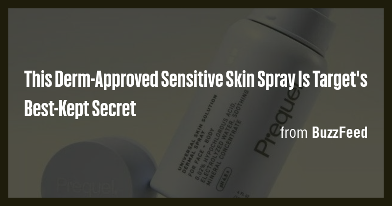This Derm-Approved Sensitive Skin Spray Is Target's Best-Kept Secret ...