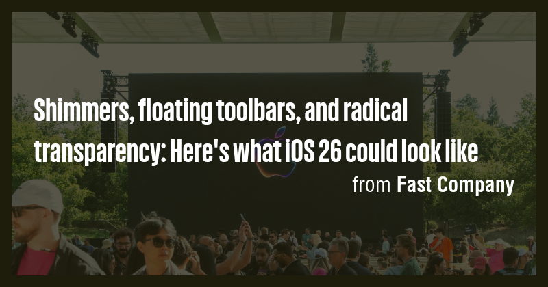 Shimmers, floating toolbars, and radical transparency: Here's what iOS ...