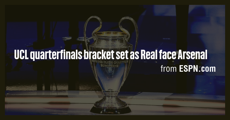 UCL quarterfinals bracket set as Real face Arsenal - Briefly
