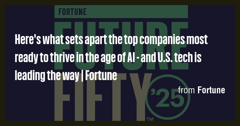 Here's what sets apart the top companies most ready to thrive in the ...