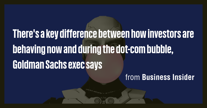 There's a key difference between how investors are behaving now and ...