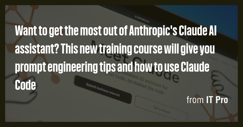 Want to get the most out of Anthropic's Claude AI assistant? This new ...