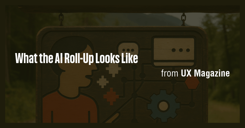 What the AI Roll-Up Looks Like - Briefly