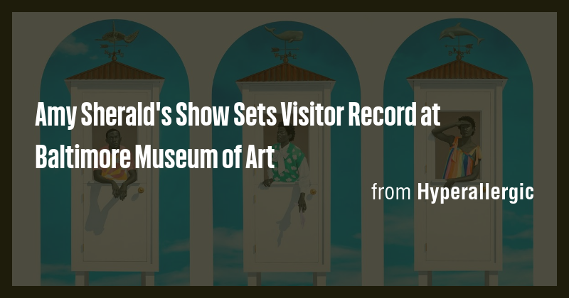 Amy Sherald's Show Sets Visitor Record at Baltimore Museum of Art - Briefly