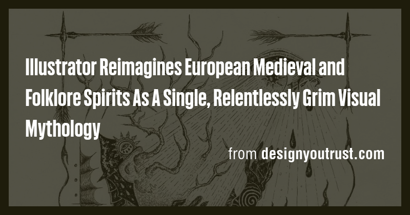 Illustrator Reimagines European Medieval and Folklore Spirits As A ...