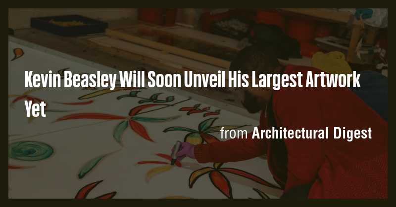 Kevin Beasley Will Soon Unveil His Largest Artwork Yet - Briefly
