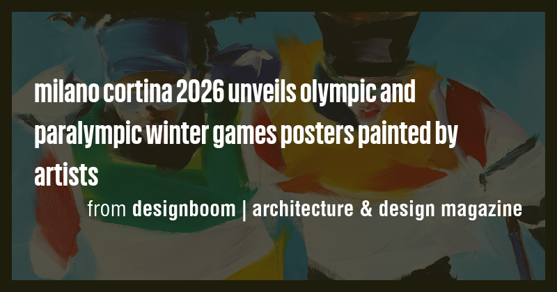 milano cortina 2026 unveils olympic and paralympic winter games posters ...