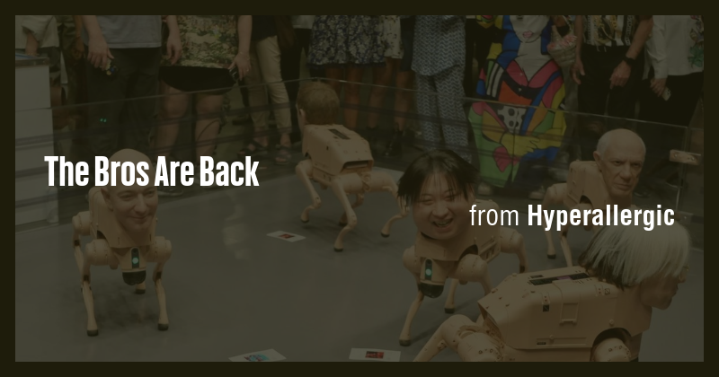 The Bros Are Back - Briefly
