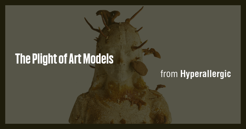 The Plight of Art Models - Briefly