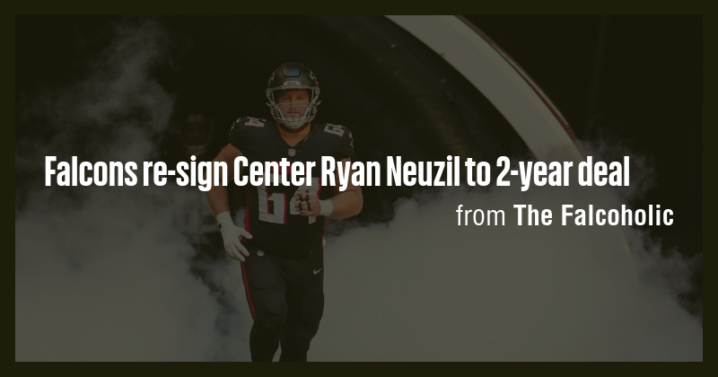 Falcons re-sign Center Ryan Neuzil to 2-year deal - Briefly