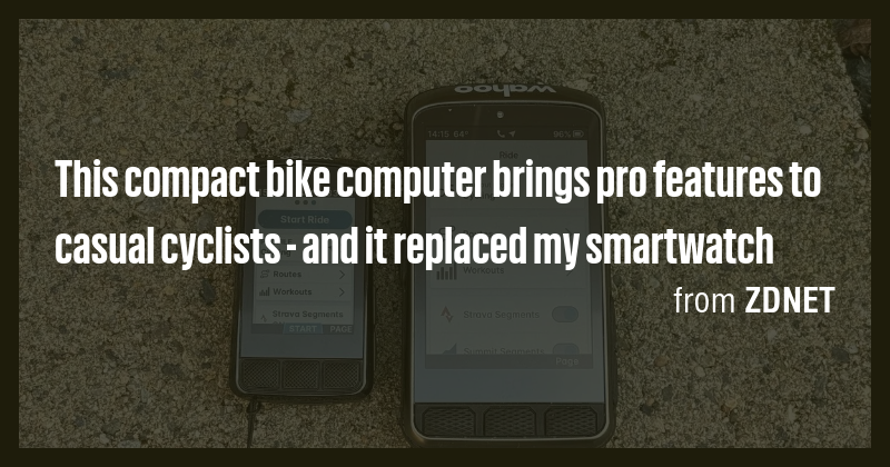 This compact bike computer brings pro features to casual cyclists - and ...