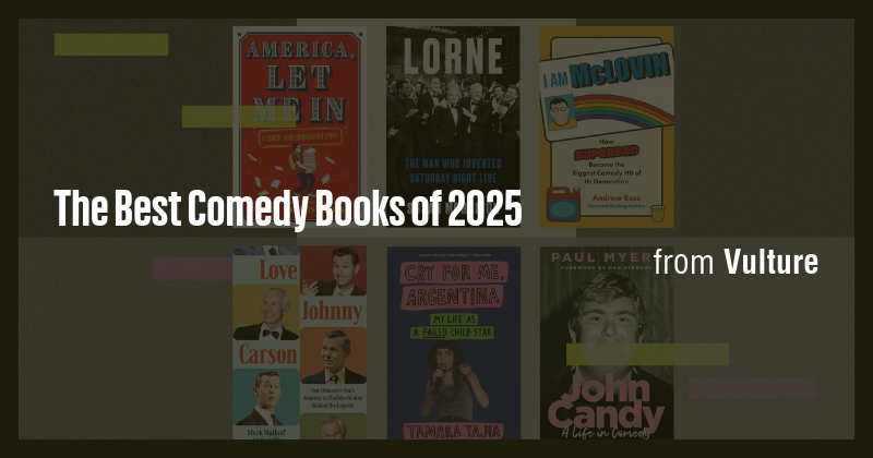 The Best Comedy Books of 2025 - Briefly