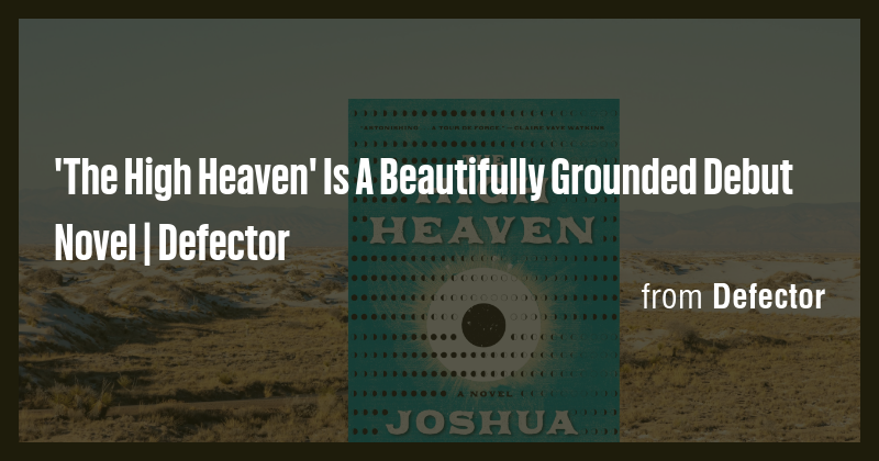 'The High Heaven' Is A Beautifully Grounded Debut Novel | Defector ...
