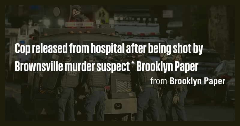 Cop released from hospital after being shot by Brownsville murder ...