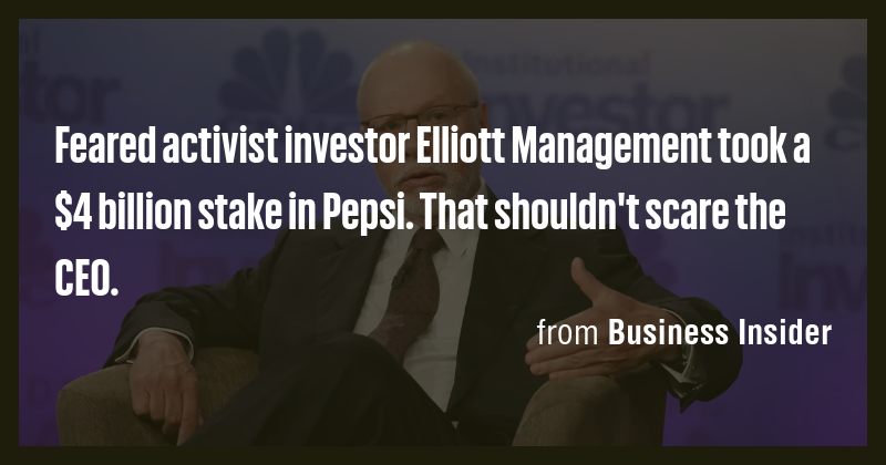 Feared activist investor Elliott Management took a $4 billion stake in ...