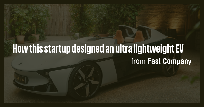 How this startup designed an ultra lightweight EV - Briefly
