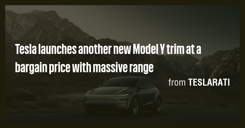 Tesla launches another new Model Y trim at a bargain price with massive ...