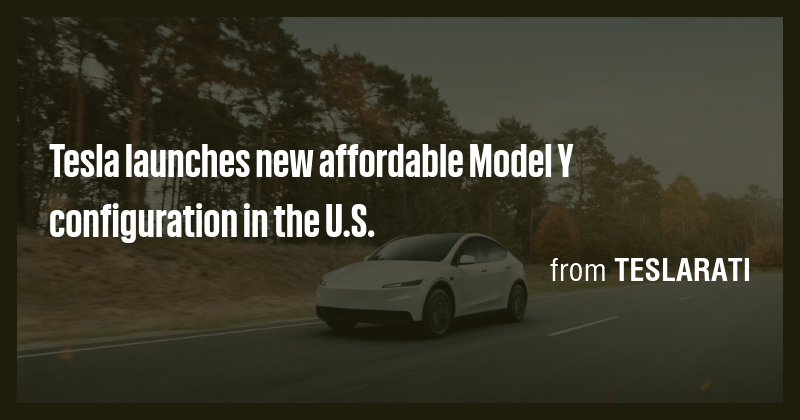 Tesla launches new affordable Model Y configuration in the U.S. - Briefly