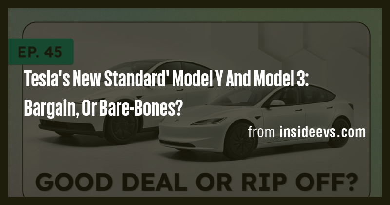 Tesla's New Standard' Model Y And Model 3: Bargain, Or Bare-Bones ...