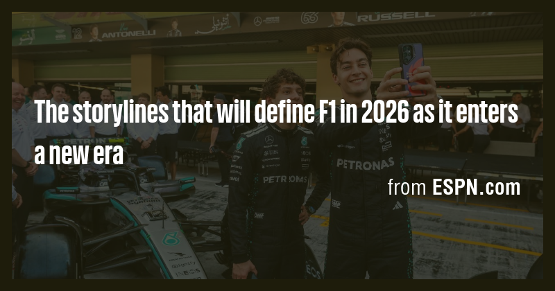 The storylines that will define F1 in 2026 as it enters a new era - Briefly