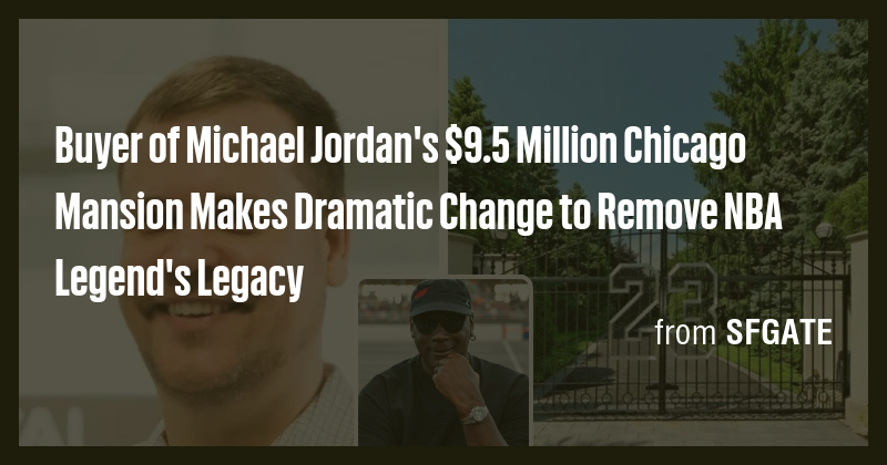 Buyer of Michael Jordan's $9.5 Million Chicago Mansion Makes Dramatic ...