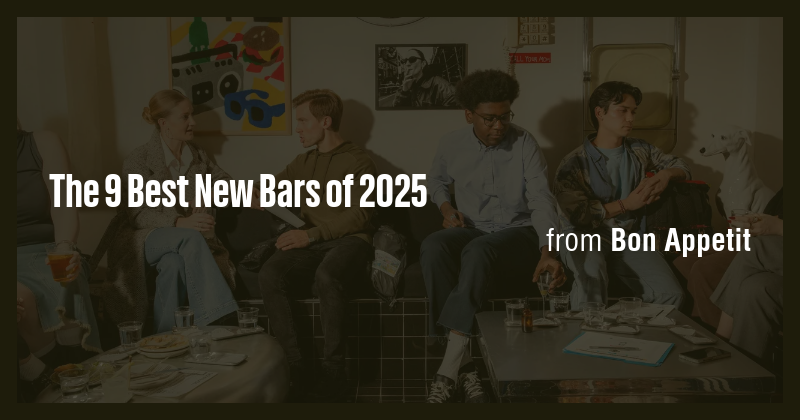 The 9 Best New Bars of 2025 - Briefly