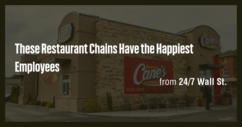 These Restaurant Chains Have the Happiest Employees - Briefly