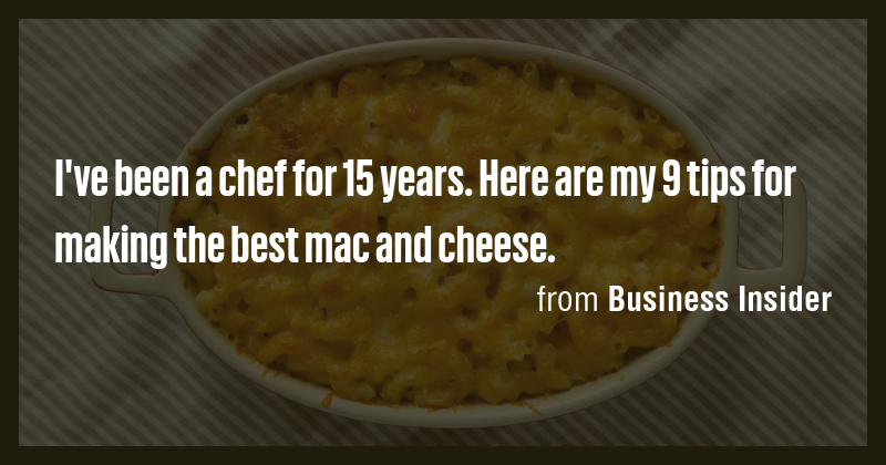 I've been a chef for 15 years. Here are my 9 tips for making the best ...