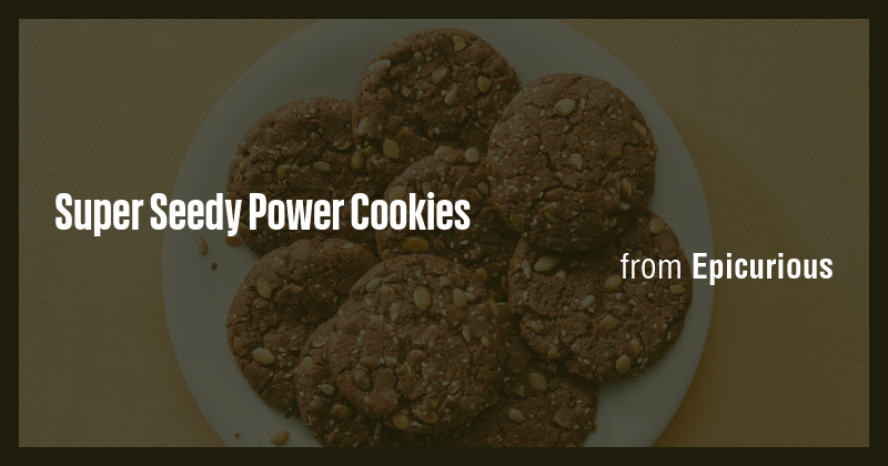 Super Seedy Power Cookies - Briefly
