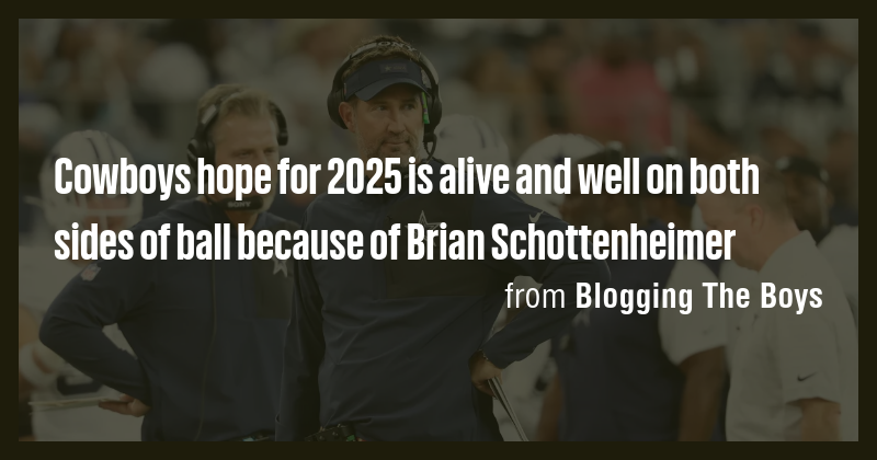 Cowboys hope for 2025 is alive and well on both sides of ball because ...