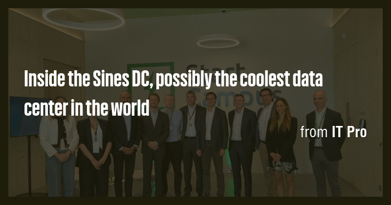 Inside the Sines DC, possibly the coolest data center in the world ...