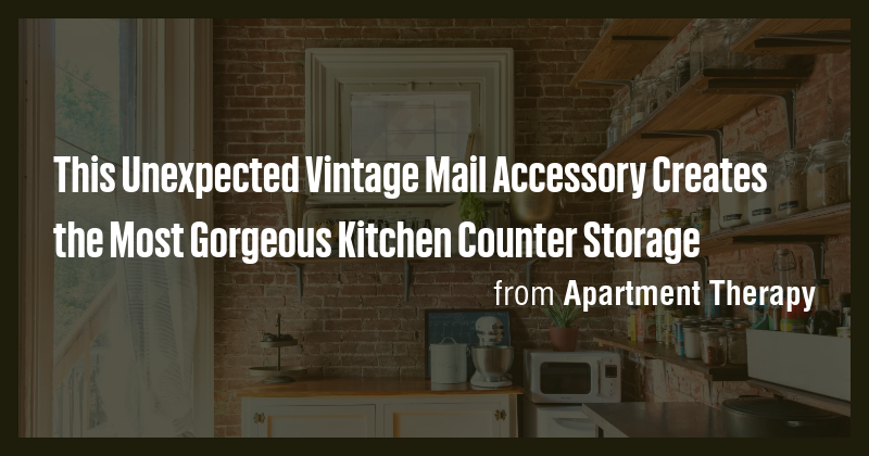 This Unexpected Vintage Mail Accessory Creates the Most Gorgeous ...