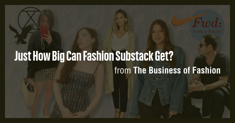 Just How Big Can Fashion Substack Get? - Briefly