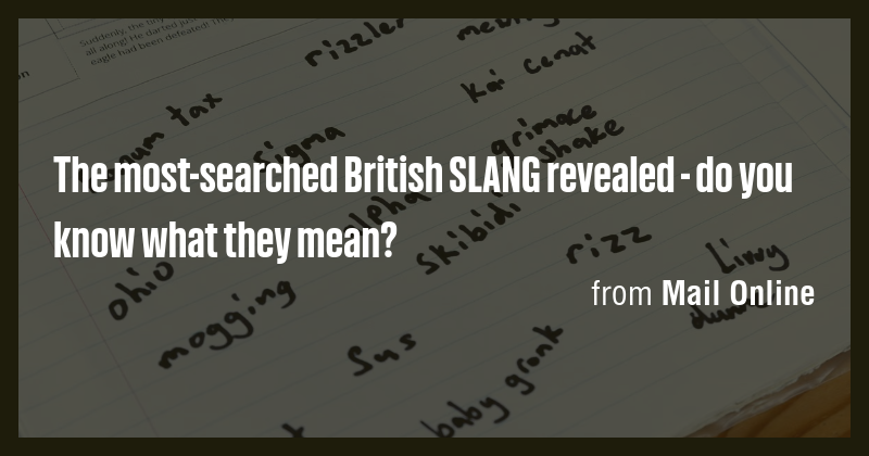 The most-searched British SLANG revealed - do you know what they mean ...
