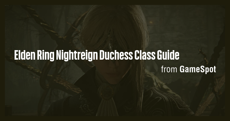 Elden Ring Nightreign Duchess Class Guide - Briefly