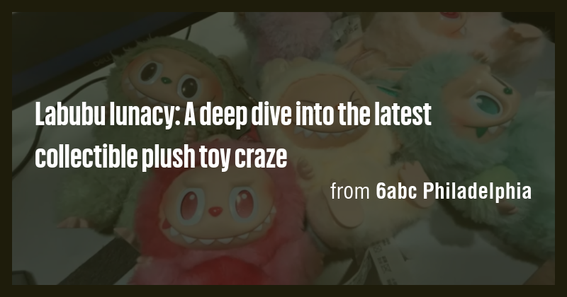 Labubu lunacy: A deep dive into the latest collectible plush toy craze ...