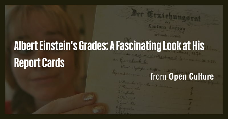 Albert Einstein's Grades: A Fascinating Look at His Report Cards - Briefly