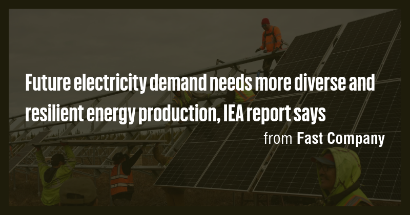 Future electricity demand needs more diverse and resilient energy ...