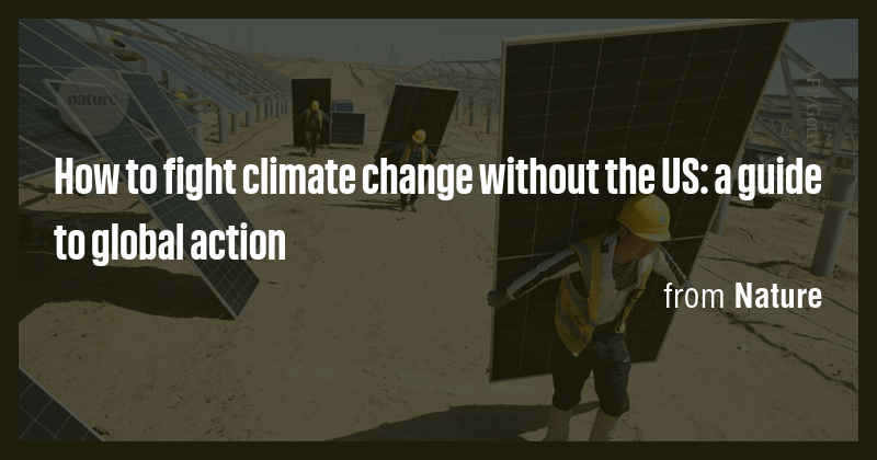 How to fight climate change without the US: a guide to global action ...