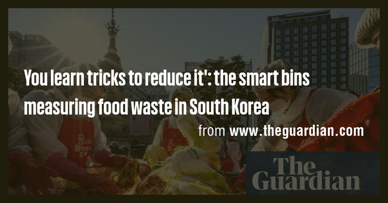 You learn tricks to reduce it': the smart bins measuring food waste in ...