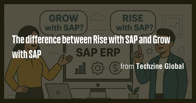 The difference between Rise with SAP and Grow with SAP - Briefly