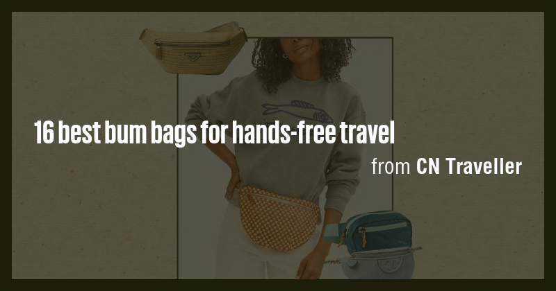 16 best bum bags for hands-free travel - Briefly