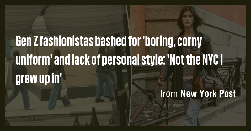 Gen Z fashionistas bashed for 'boring, corny uniform' and lack of ...