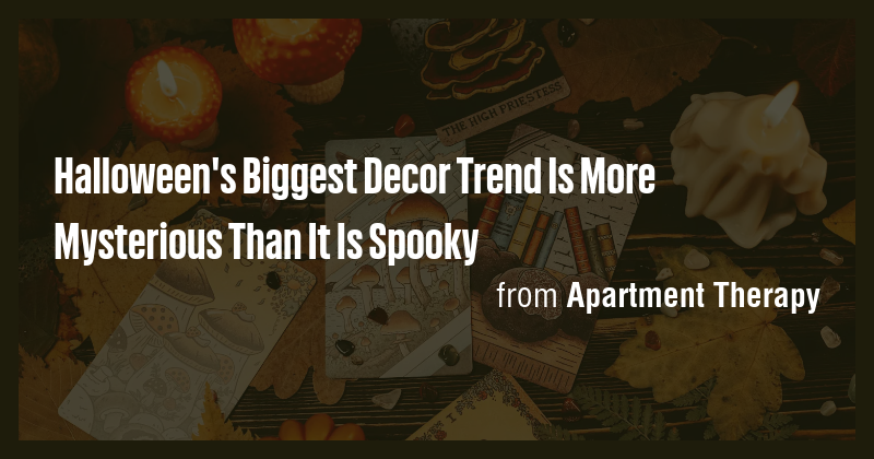 Halloween's Biggest Decor Trend Is More Mysterious Than It Is Spooky ...