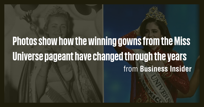 Photos show how the winning gowns from the Miss Universe pageant have ...