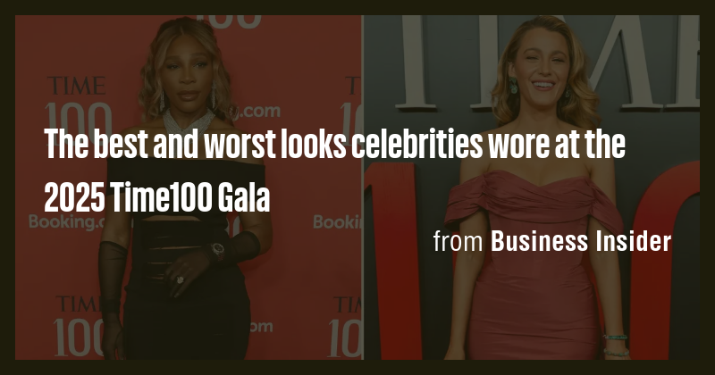 The best and worst looks celebrities wore at the 2025 Time100 Gala - Briefly