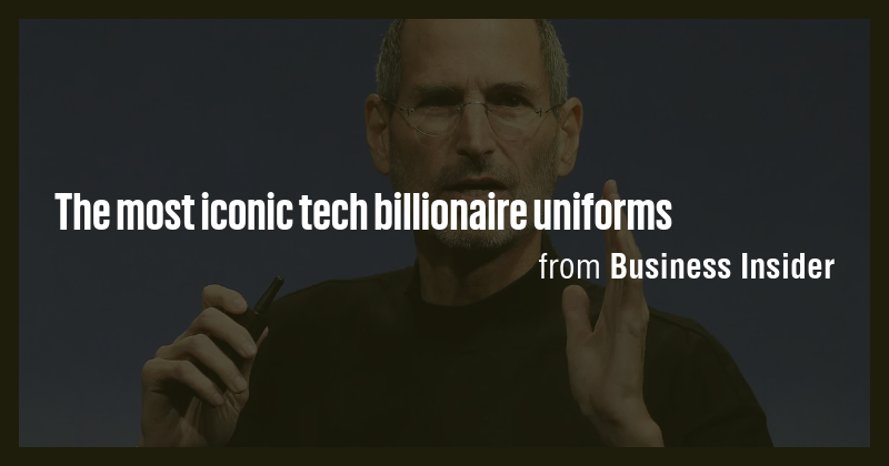 The most iconic tech billionaire uniforms - Briefly