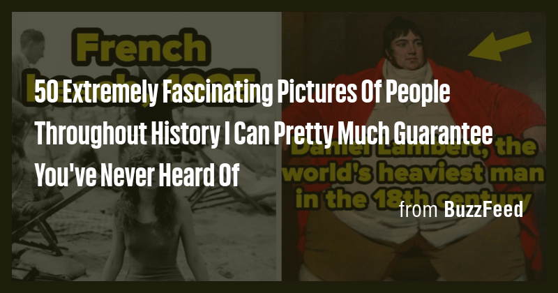 50 Extremely Fascinating Pictures Of People Throughout History I Can ...