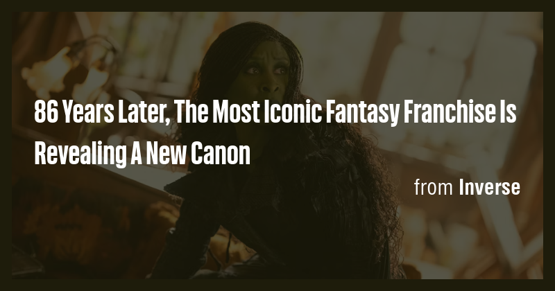 86 Years Later, The Most Iconic Fantasy Franchise Is Revealing A New ...
